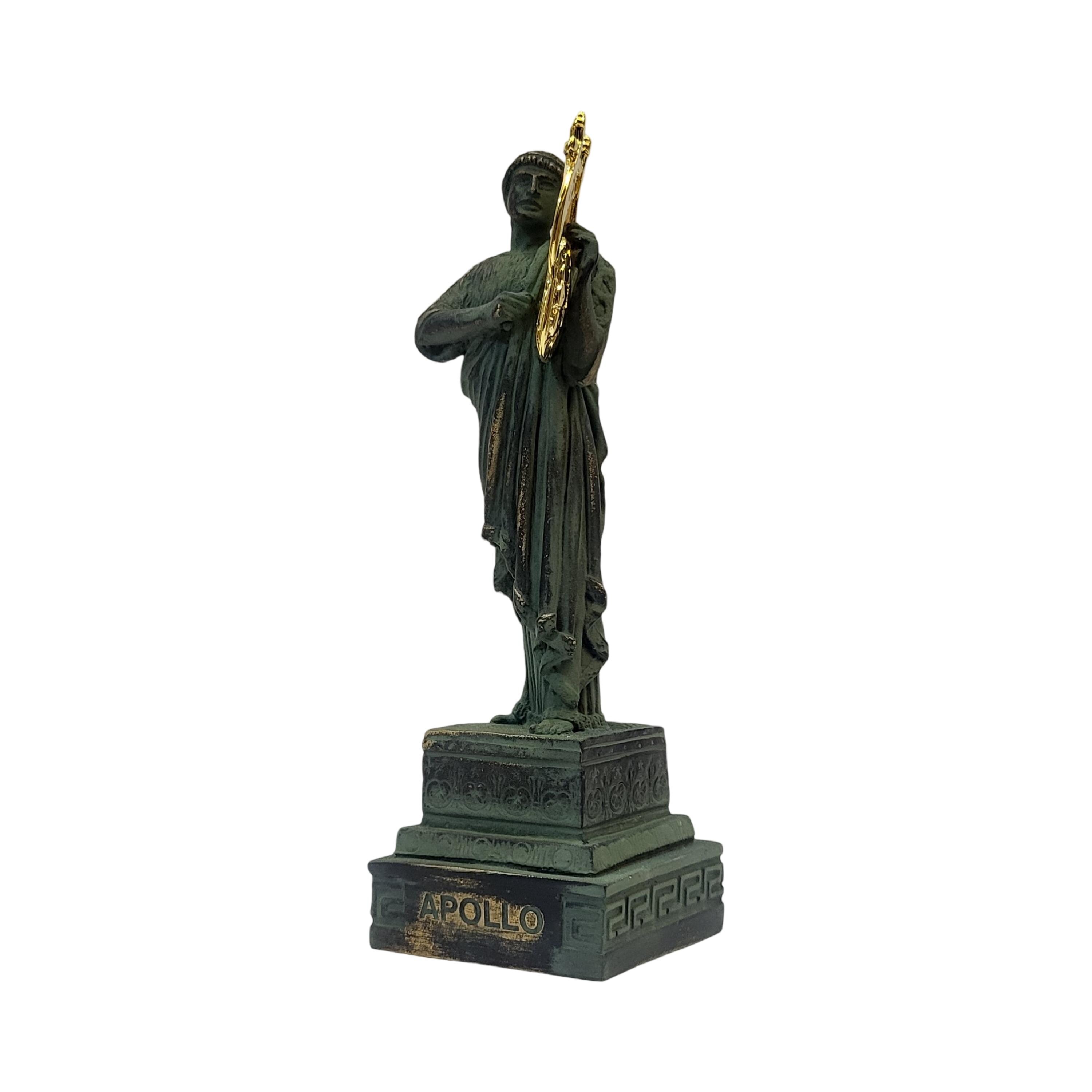 Apollo God Statue Vintage Patina Color Statue 16cm - Etsy