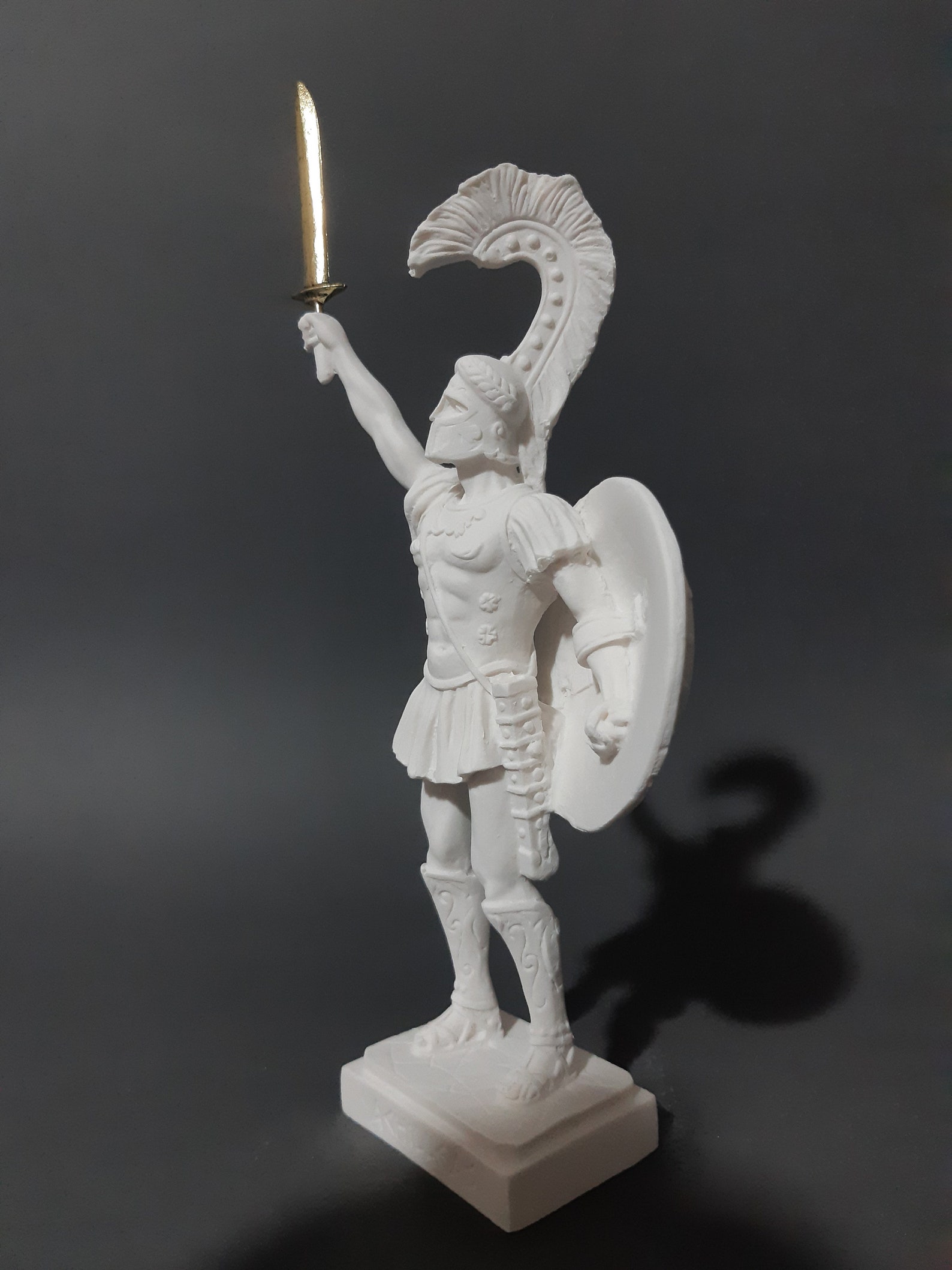 Achilles Statue Greek Roman Hero Warrior Marble Handmade | Etsy
