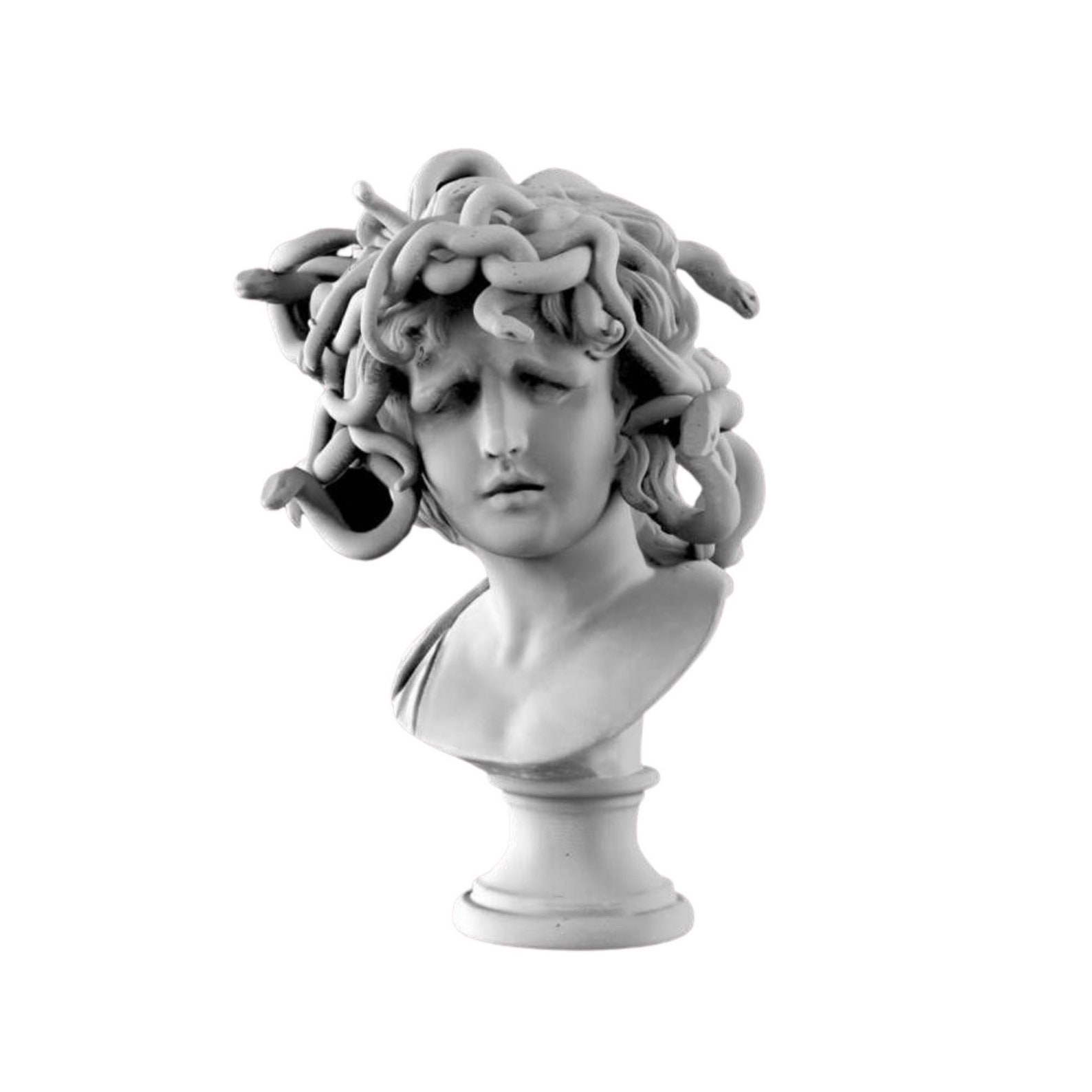 Méduse Buste Statue Mythologie grecque Monstre Marbre Musée - Etsy France