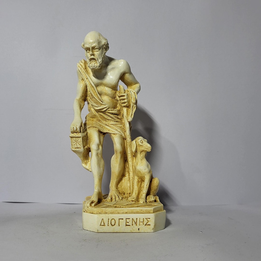 Diogenes of Sinope Statue Ancient Greek Philosopher Patina Color ...