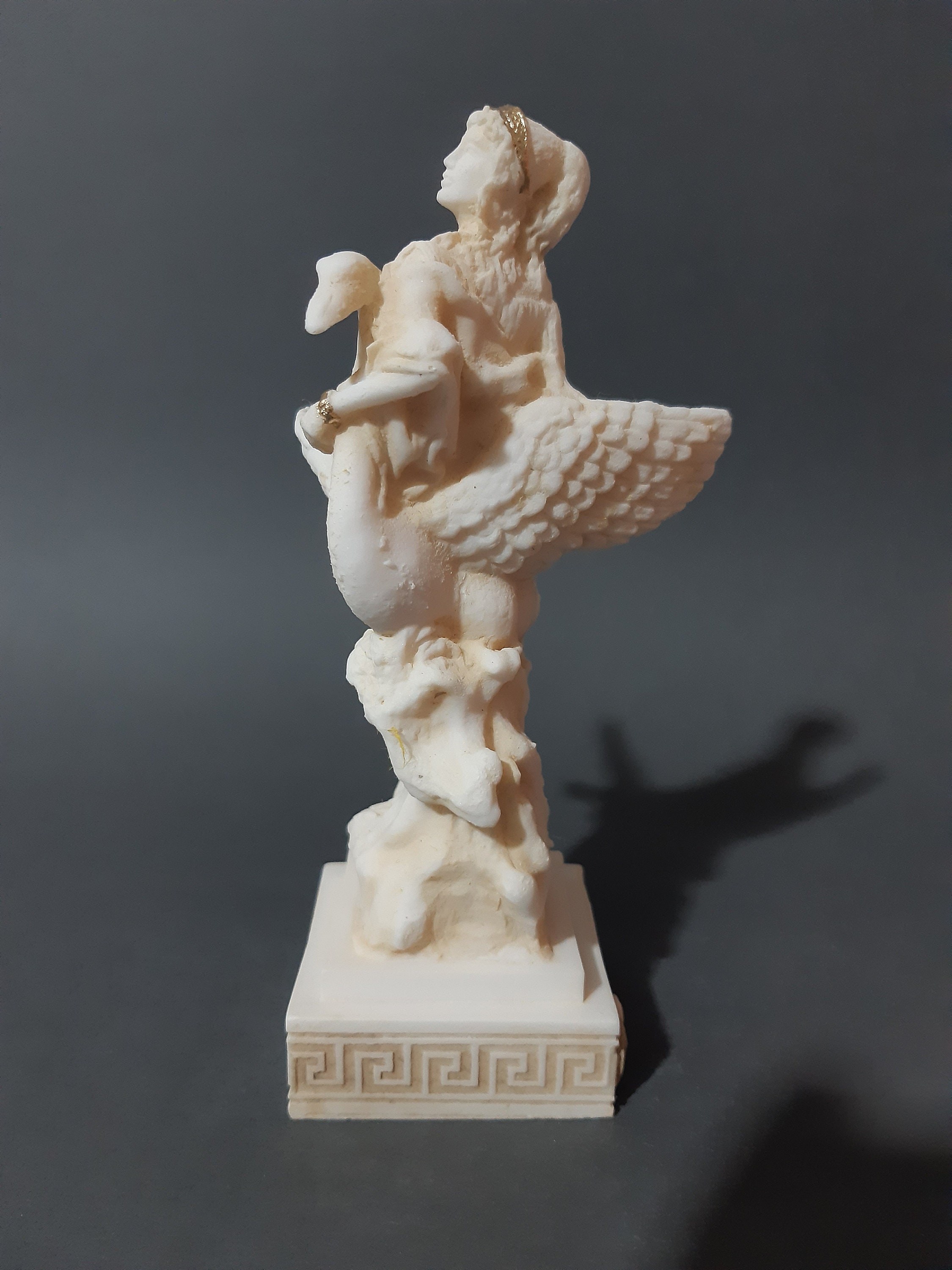 Aphrodite and Swan Statue Handmade Greek Alabaster Figurine | Etsy Ireland