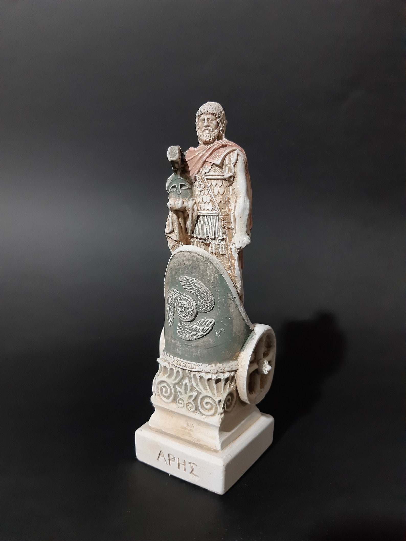 Ares Greek Roman God Statue Handmade Plaster Sculpture 16cm - Etsy