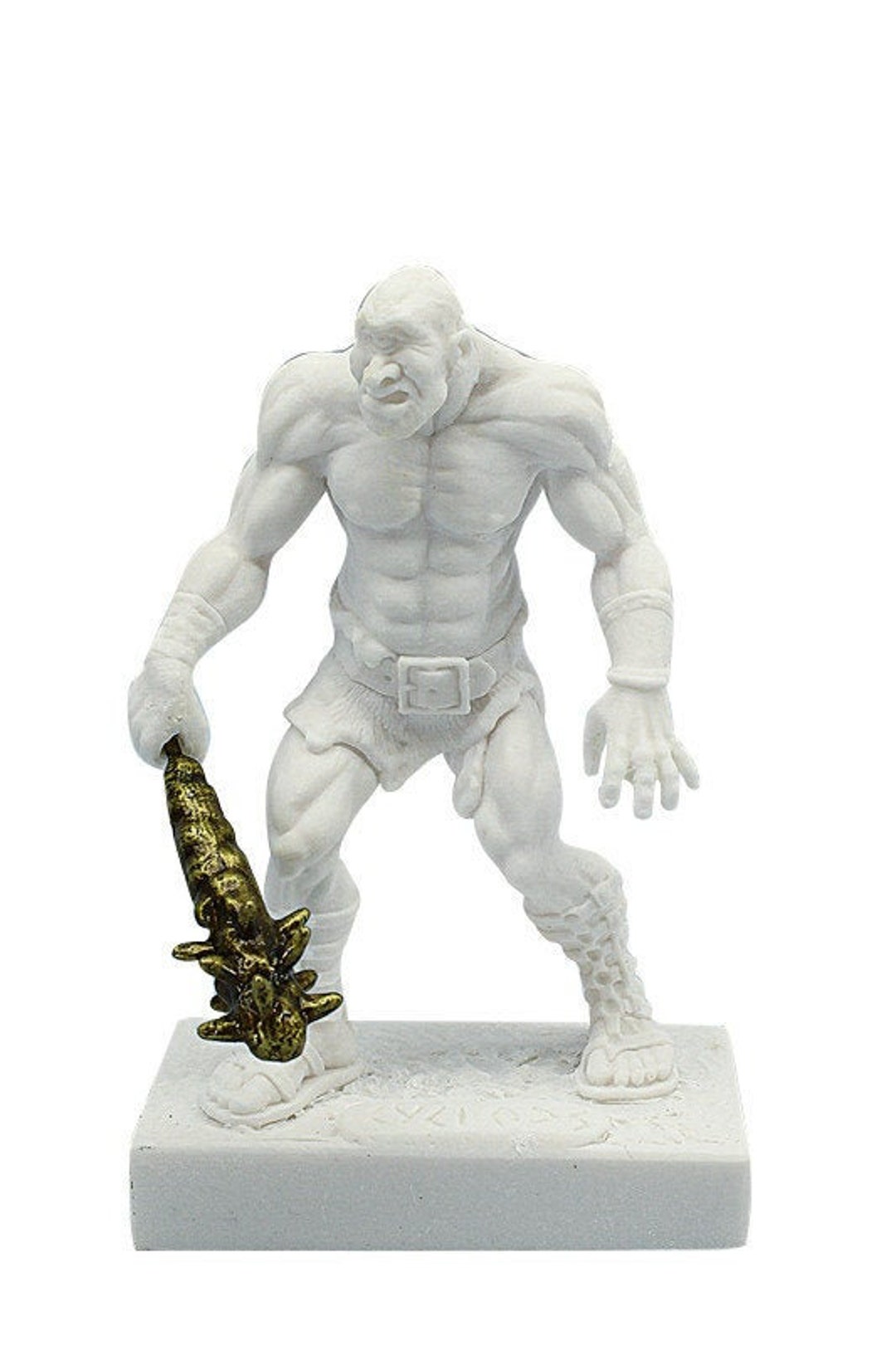 Cyclops Greek Mythology Monster Marble Handmade Figurine Statue 12cm ...