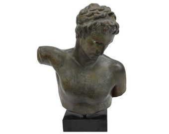 Ancient Greek Art, Marathon Boy Bust, Greek Sculpture - Etsy