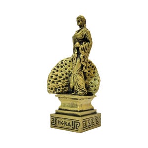 Hera Goddess Statue Vintage Sculpture 16cm Greco-roman Mythology Gold ...