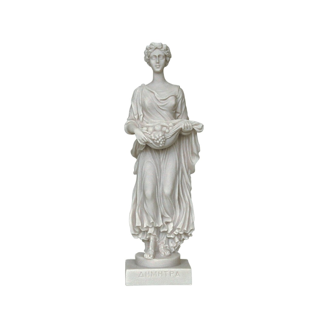 Demeter Greek Roman Goddess Statue Handmade Alabaster - Etsy