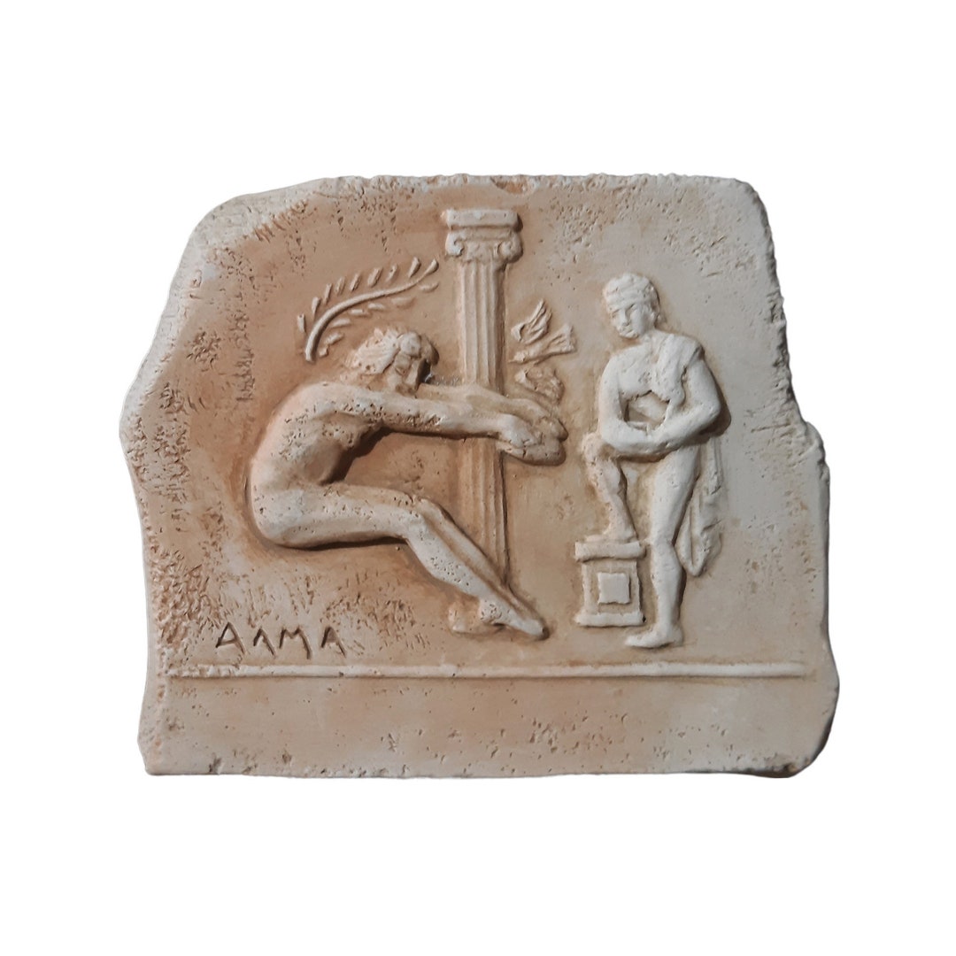 Relief Long Jump Ancient Greek Olympic Games 15cm 5.90 - Etsy
