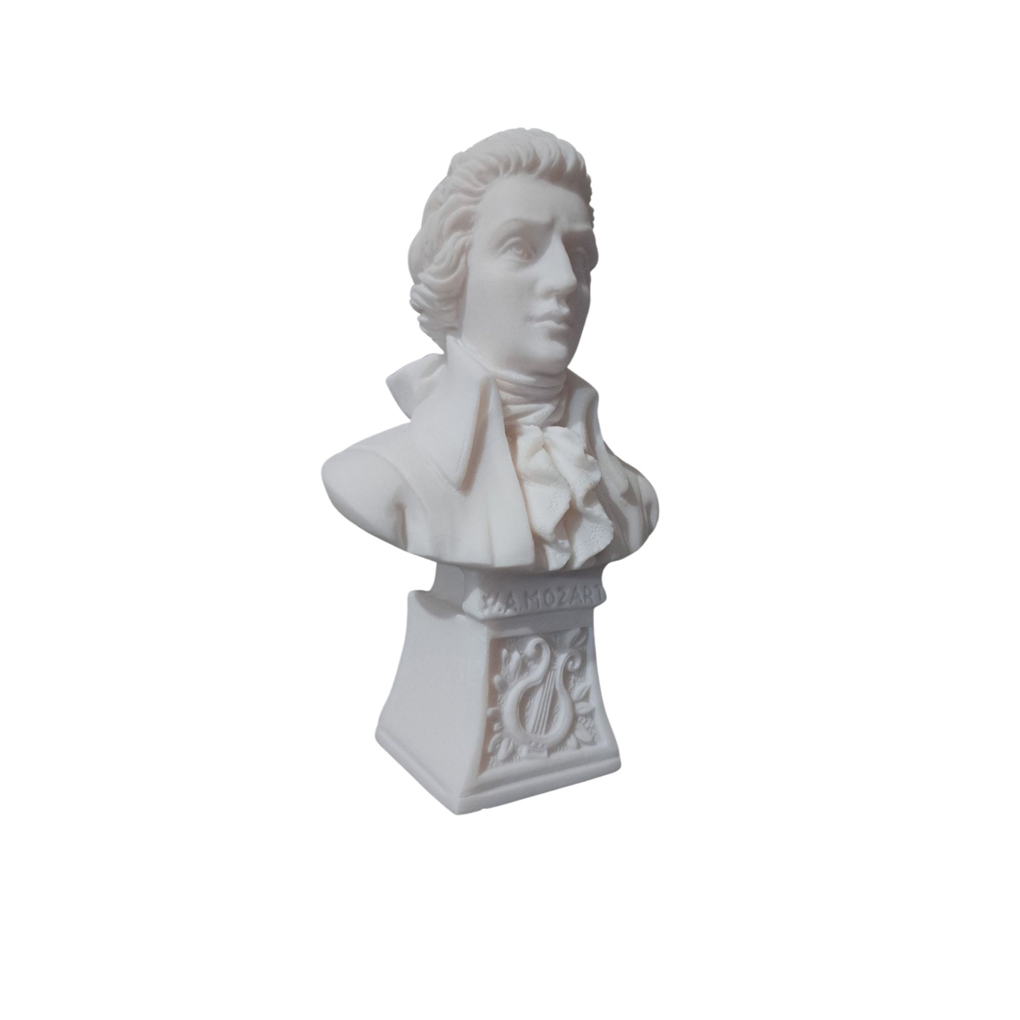 Wolfgang Amadeus Mozart Musician Bust Statue Made of Alabaster - Etsy