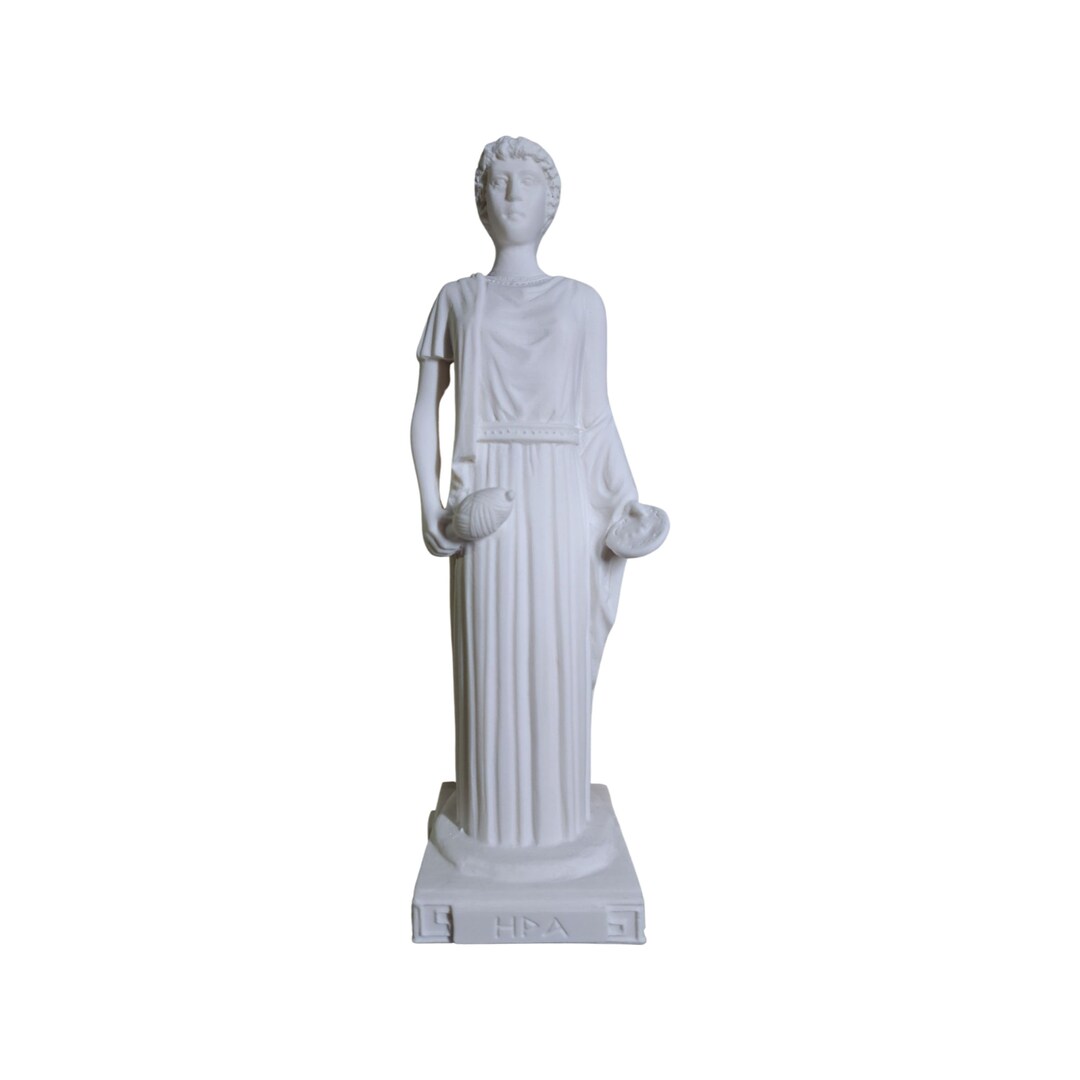Hera Goddess Statue Greek Roman Mythology Sculpture Made of Alabaster ...