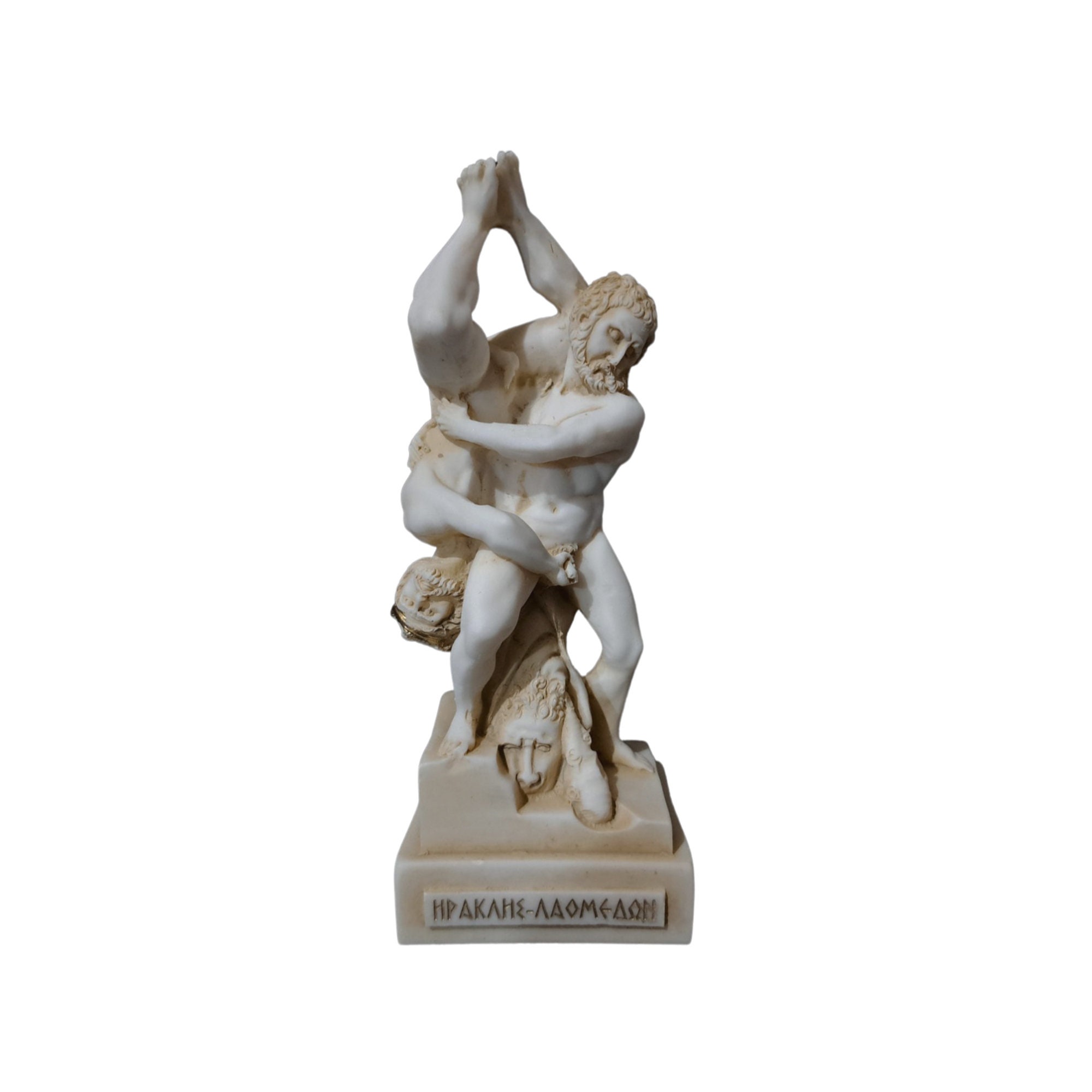 Heracles and Laomedon Sculpture Handmade Alabaster Museum - Etsy