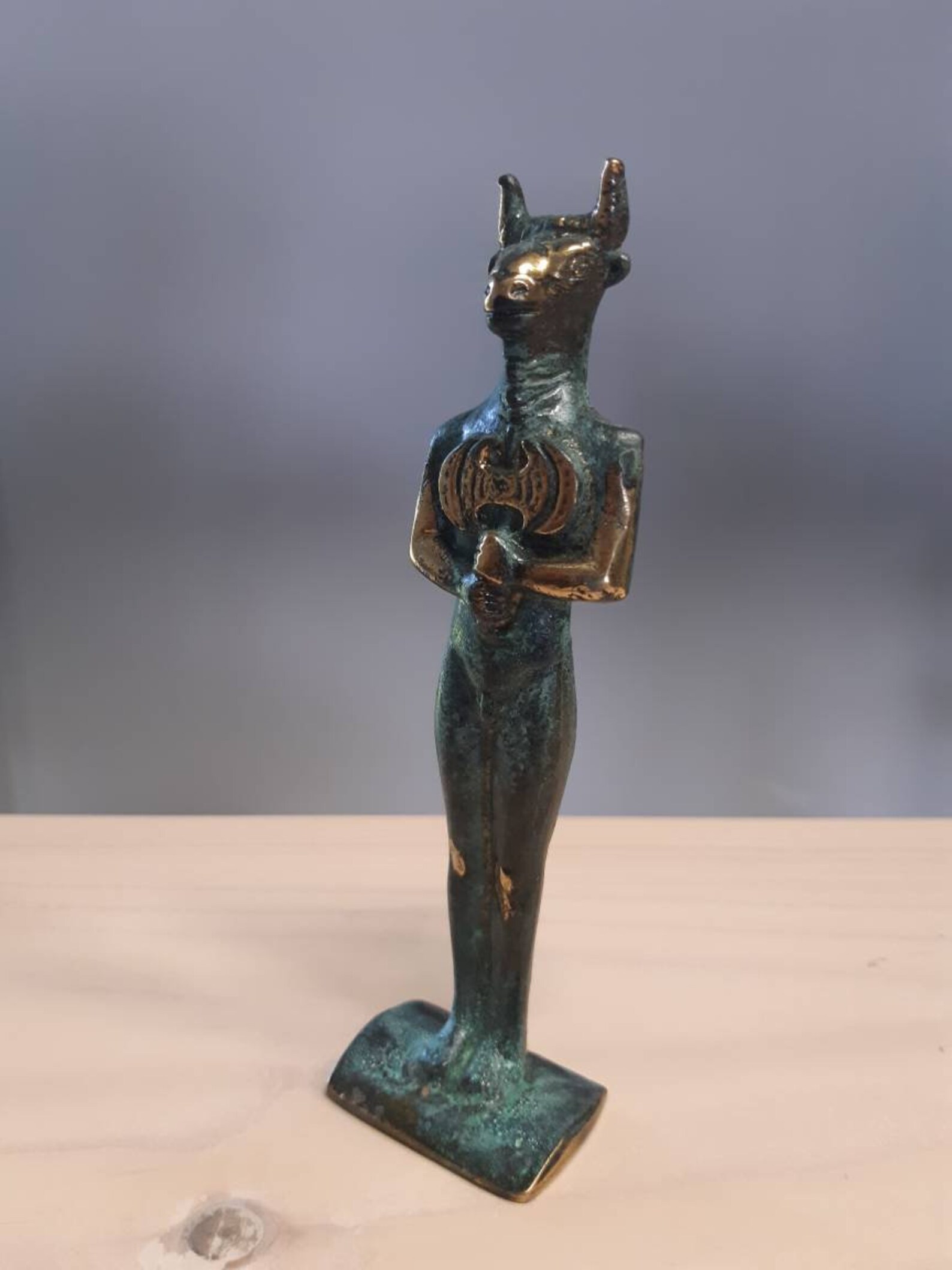 Minotaurus Bronze Replica Sculpture Greek Handmade Statue 15cm - Etsy