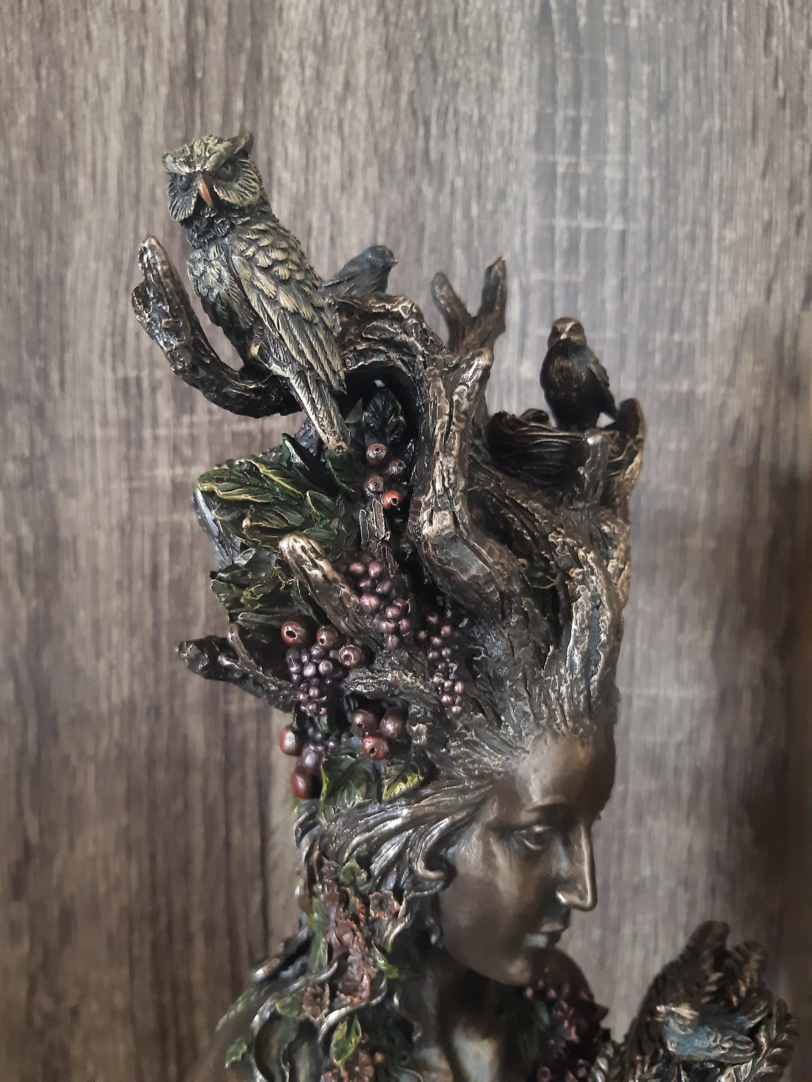 Gaia Statue Greek Mythology Goddess of Earth Bronze Sculpture - Etsy