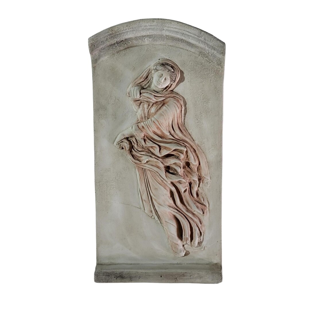 Greek Classical Wall Relief Sculpture of Mourning Woman Inspired by Ancient Funerary Stele - Etsy