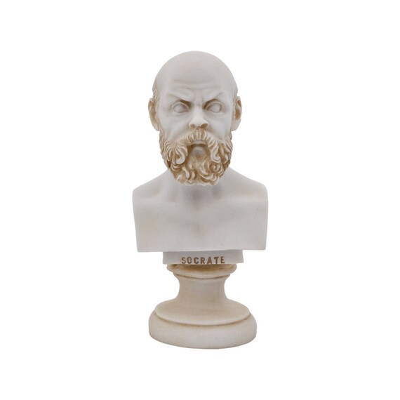 Socrates Head Statue