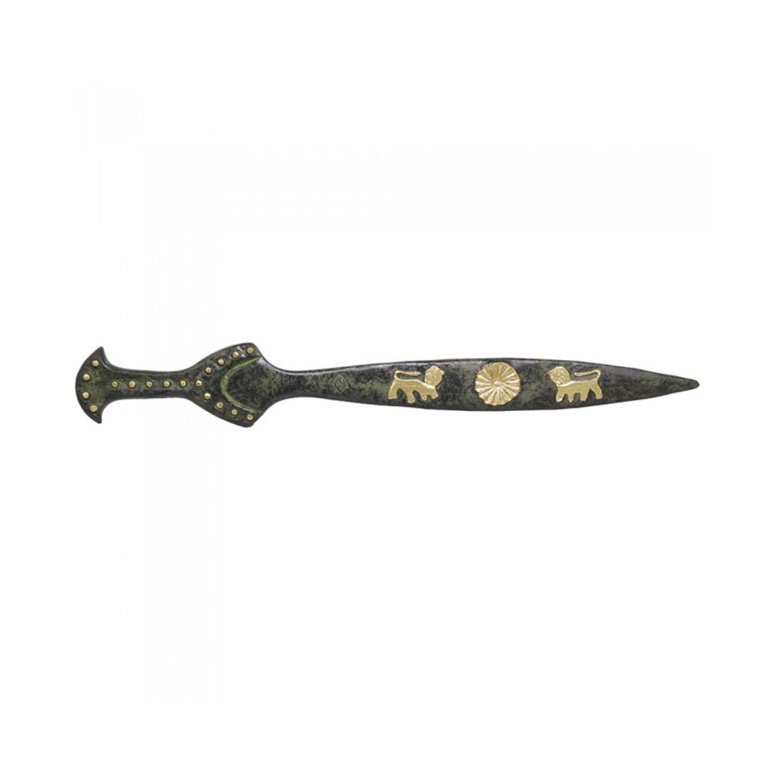 Ancient Greek Roman Bronze Sword With Lions Greek Handmade - Etsy