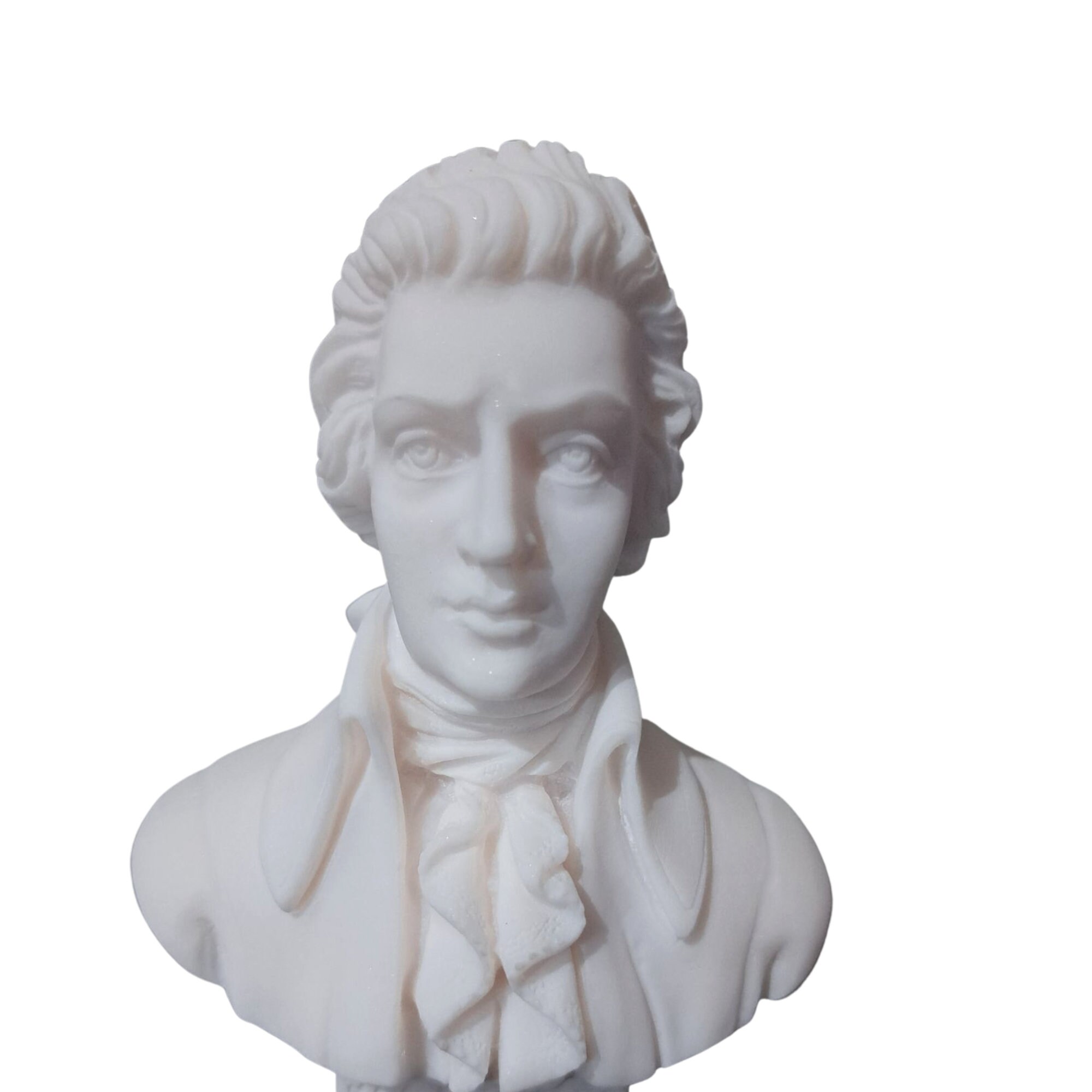 Wolfgang Amadeus Mozart Musician Bust Statue Made of Alabaster - Etsy
