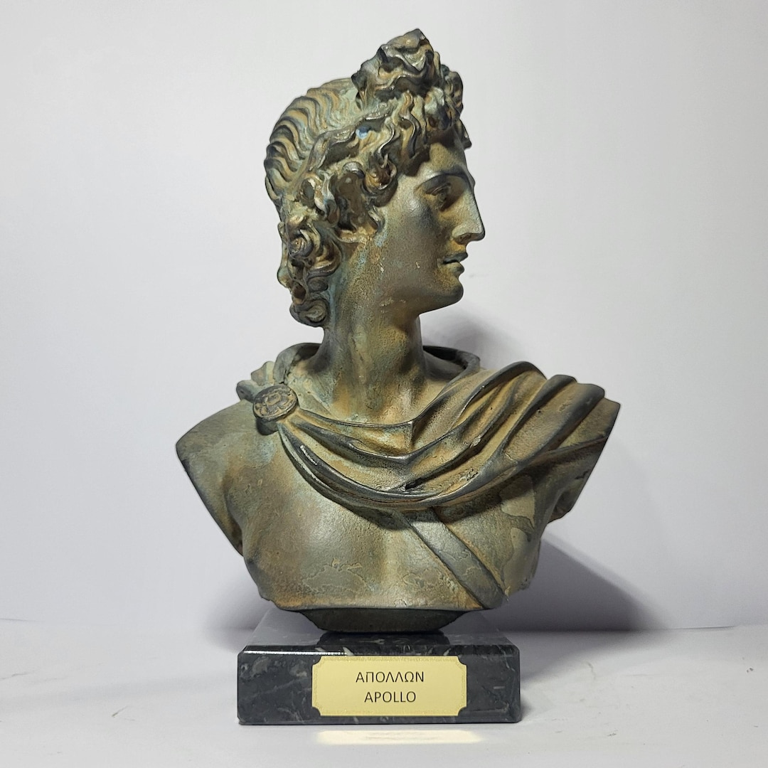 Apollo Belvedere Bust Statue Replica Sculpture 24cm Museum Color - Etsy