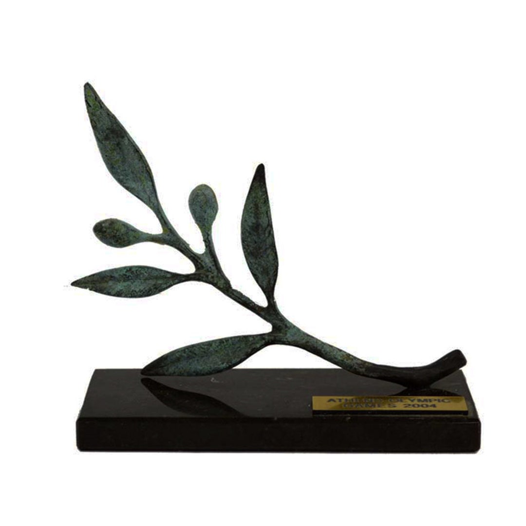 Bronze Olive Branch Sculpture Greek Handmade Home Decor Art Statue ...