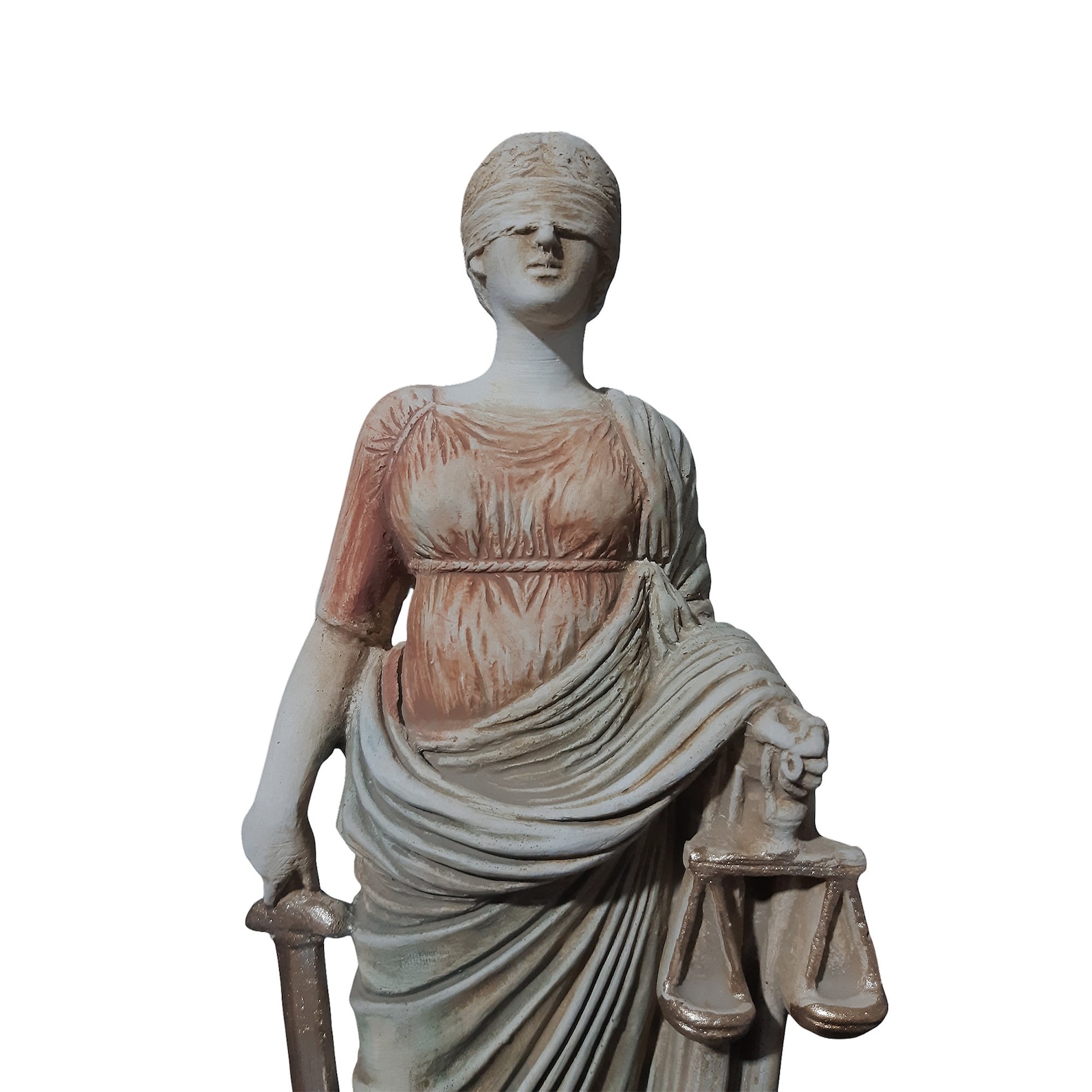 Themis Statue Greek Roman Goddess of Justice Handmade | Etsy