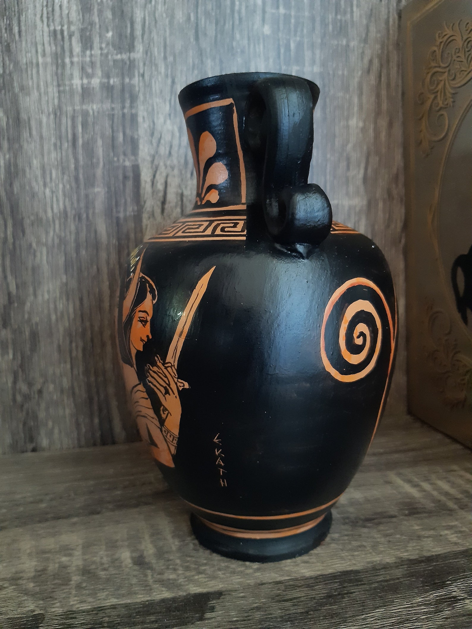 Hecate Goddess Amphora Ceramic Terracotta Vase Greek Handmade - Etsy Canada