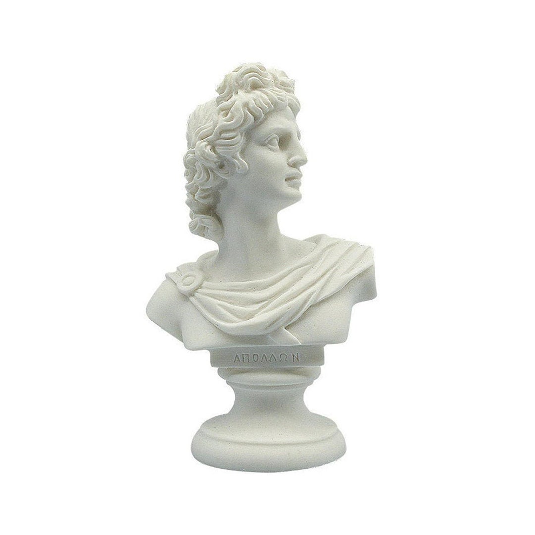 Apollo Bust Sculpture Greek Roman Mythology God Marble Handmade ...