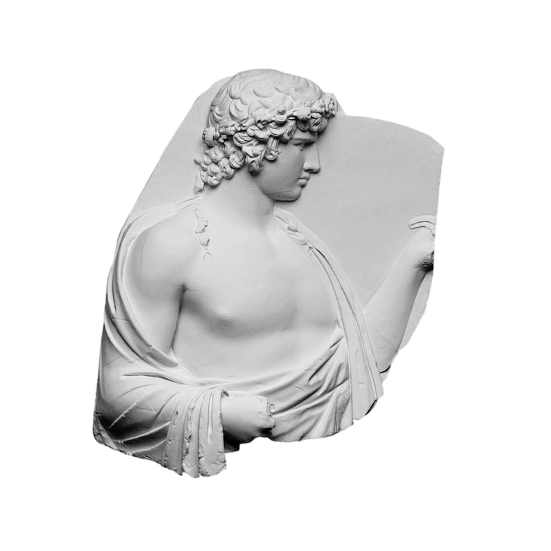 Antinous Silvanus Bas Wall Relief Sculpture Museum Copy Statue - Etsy