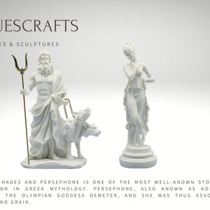 Hades and Persephone Set Statues Alabaster - Etsy