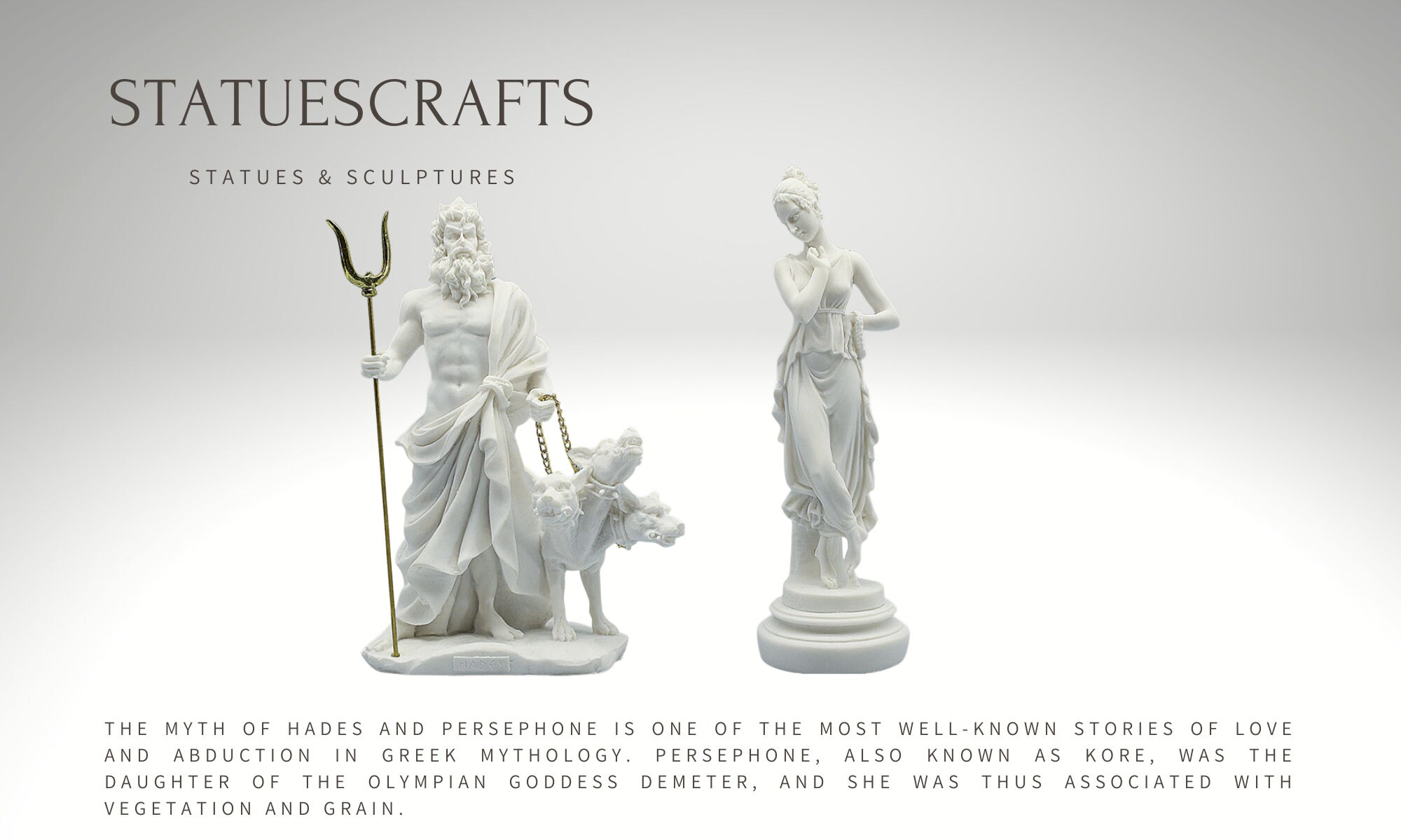 Demeter And Persephone Sculpture