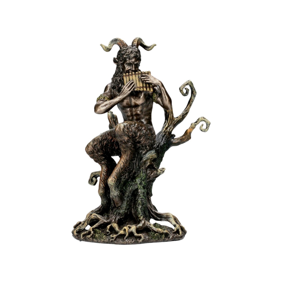 Pan Statue Greek Mythology God Bronze Sculpture - Etsy