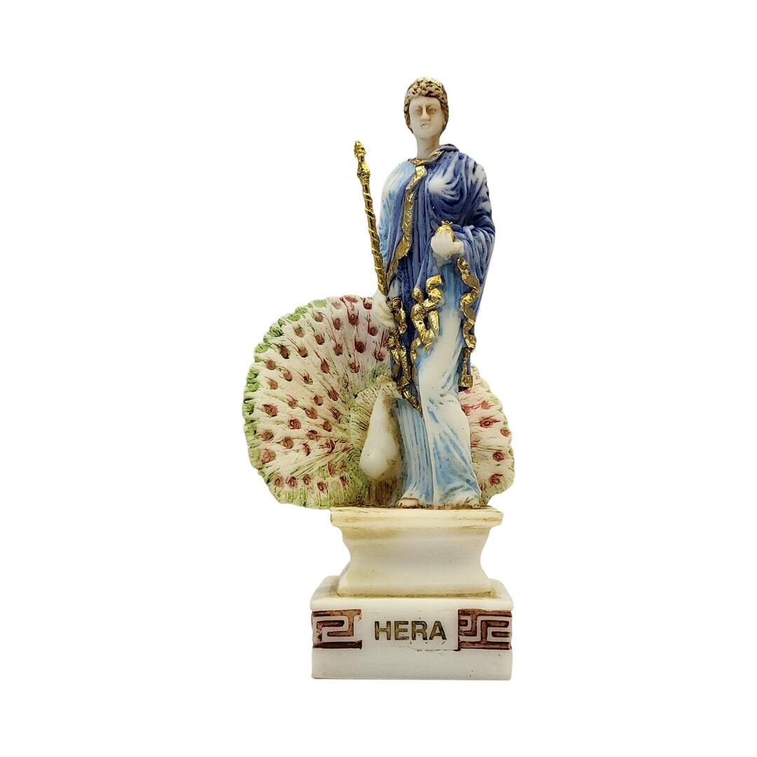 Hera Goddess Statue Multicolor Sculpture 16cm Greco-roman Mythology - Etsy