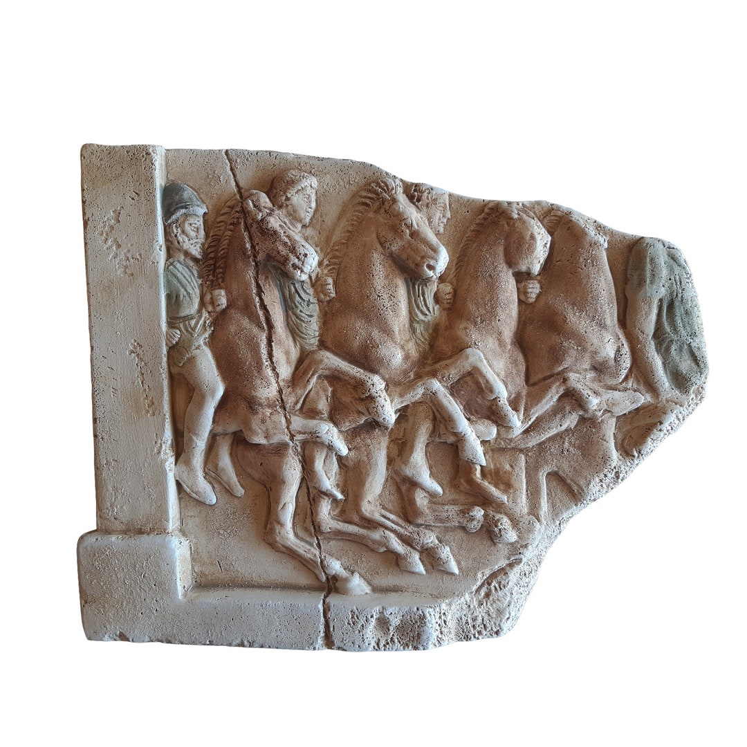 Parthenon Frieze Riders of Acropolis Replica Wall Sculpture - Etsy ...