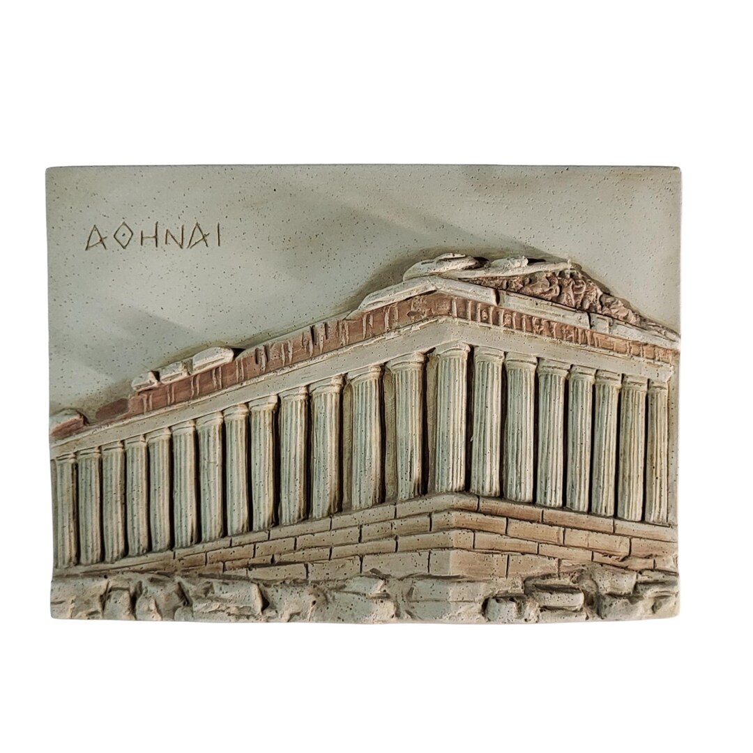 Parthenon Wall Relief Sculpture Athens Temple Frieze Greek Architecture ...