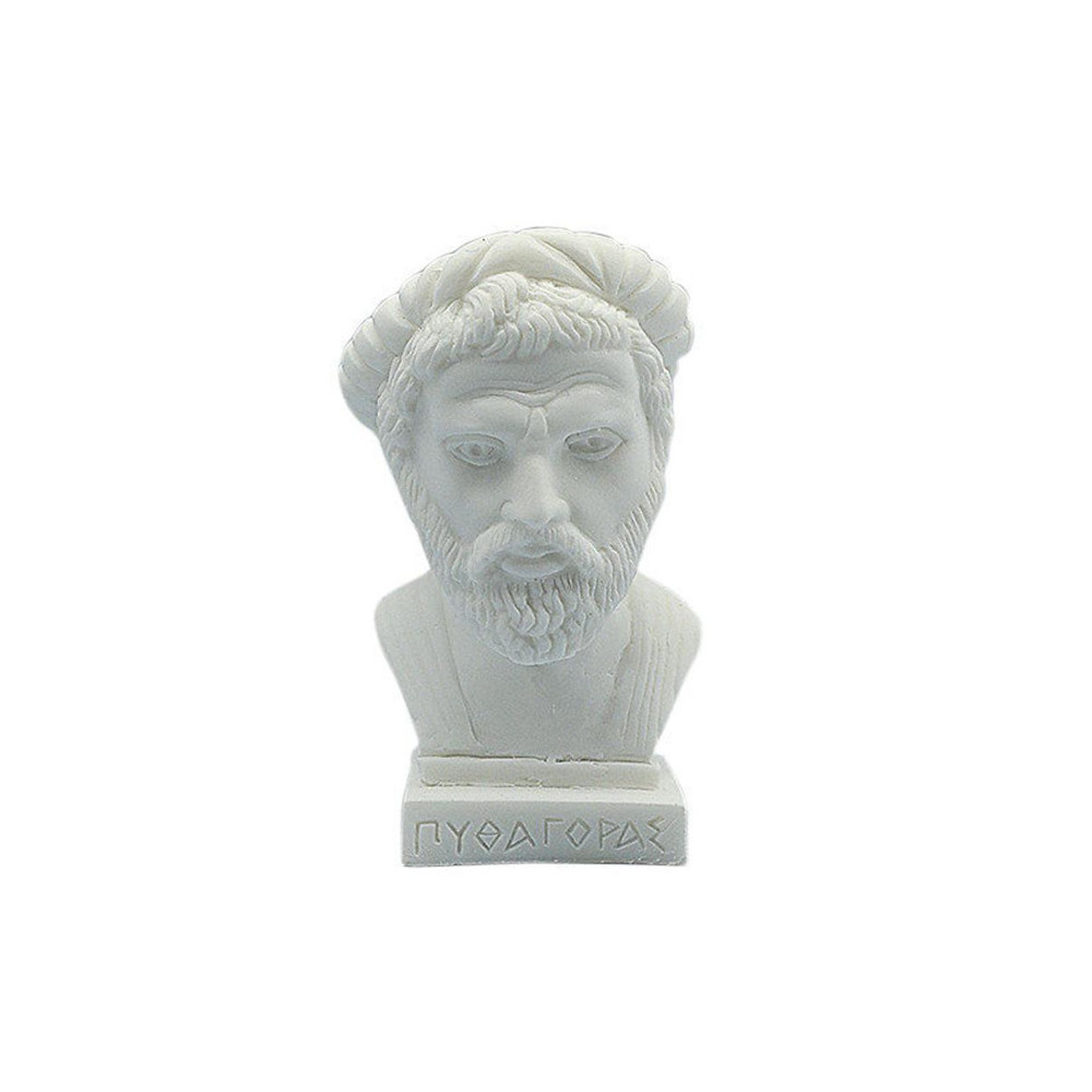 Pythagoras Greek Philosopher Bust Sculpture Ancient Greek - Etsy