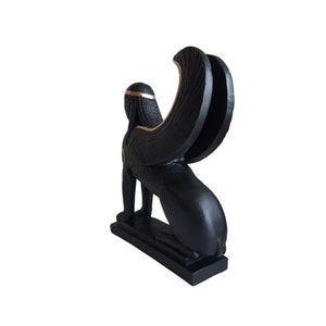 Sphinx Statue Ancient Greek Sculpture Black Handmade 21cm - Etsy