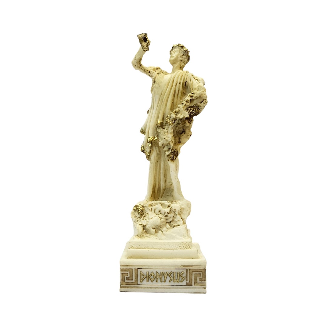 Dionysus Statue God of Wine Alabaster Sculpture 16cm - Etsy