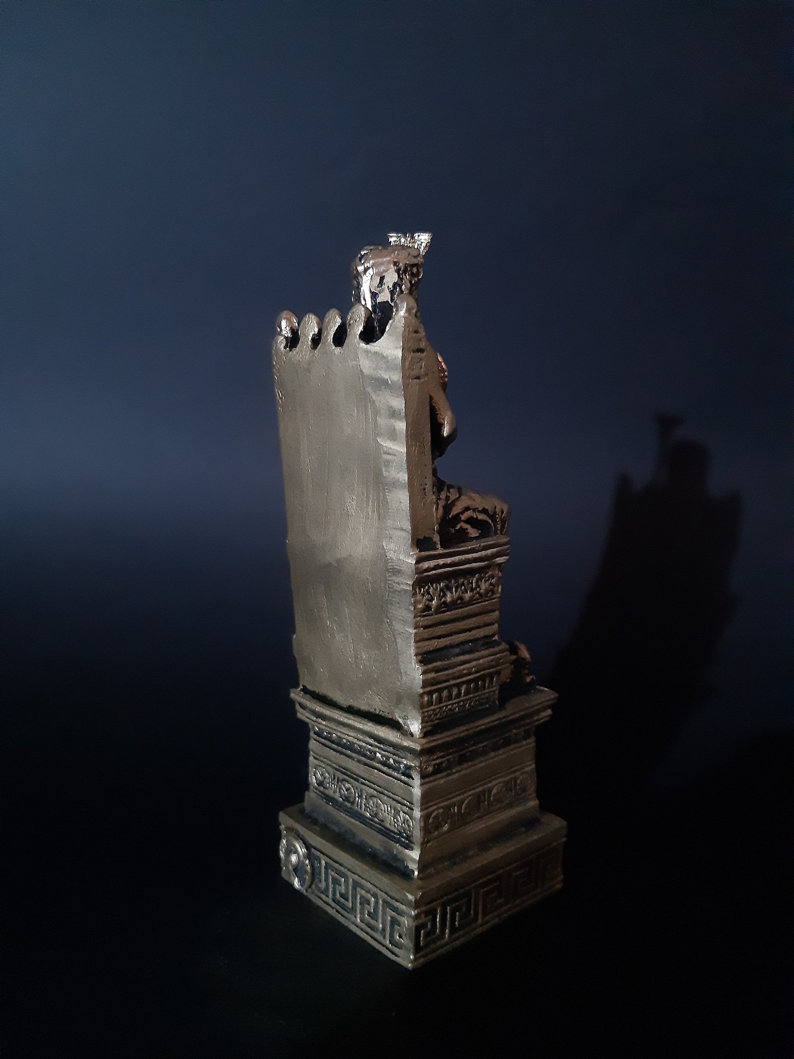 Zeus on Throne Greek Roman God Statue Handmade Alabaster - Etsy