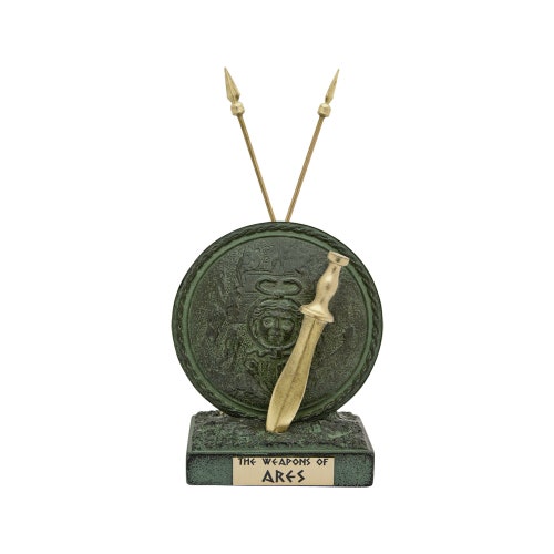 Ares Mars Greek Roman God Mini Statue Bronze Sculpture 9cm - Etsy