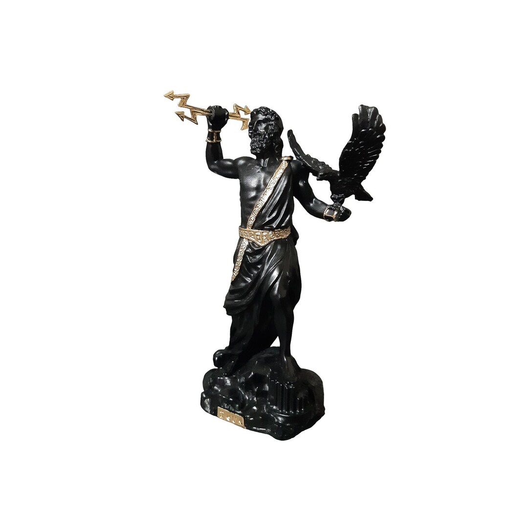 Zeus Gott Statue Handgemachte Alabaster Griechische Mythologie Skulptur ...