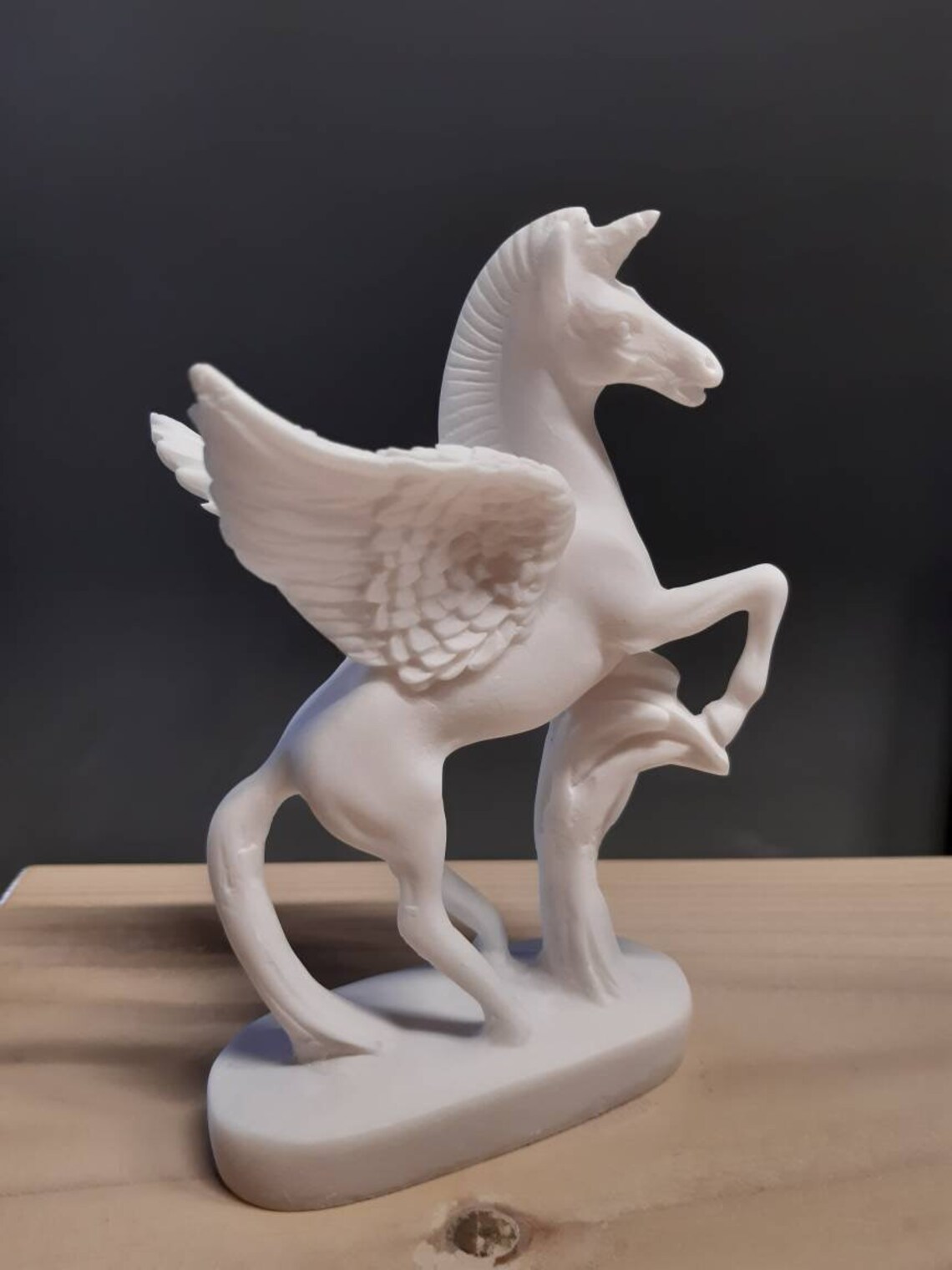 Pegasus Greek Mythology Sculpture Alabaster Handmade Statue - Etsy