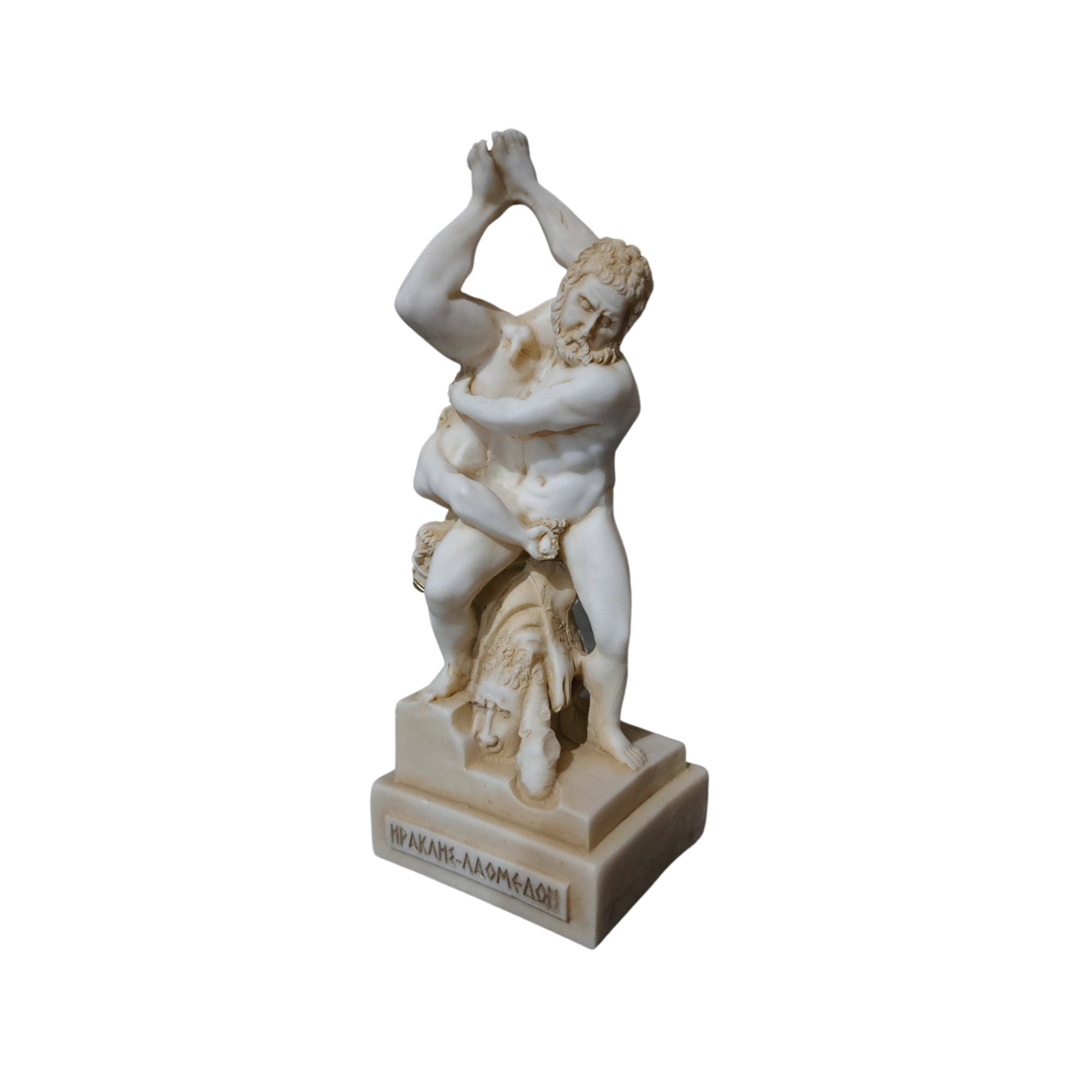 Heracles and Laomedon Sculpture Handmade Alabaster Museum - Etsy