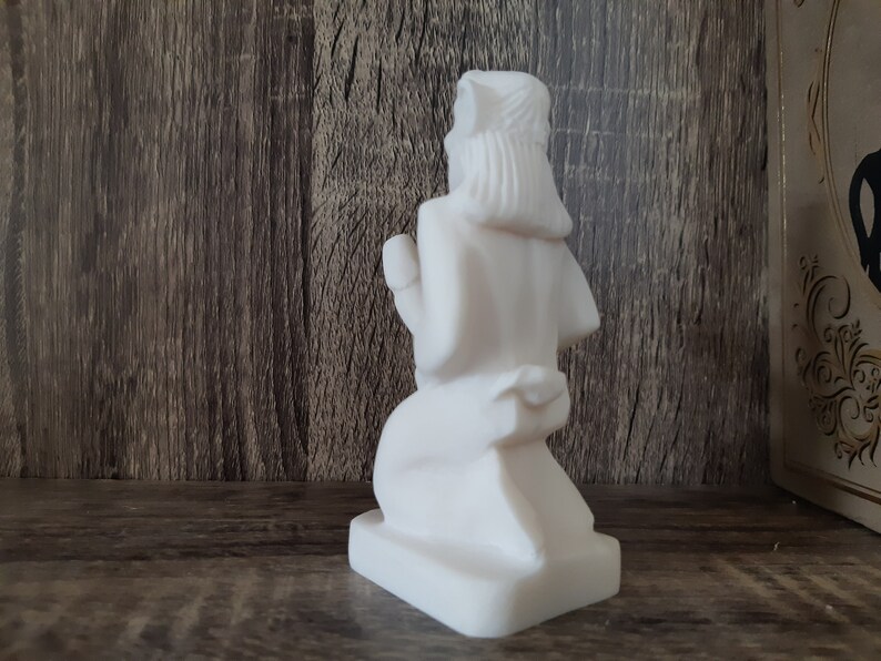 Satyr Statue Pan Faun Nude Male Greek Made Of Alabaster Etsy Australia