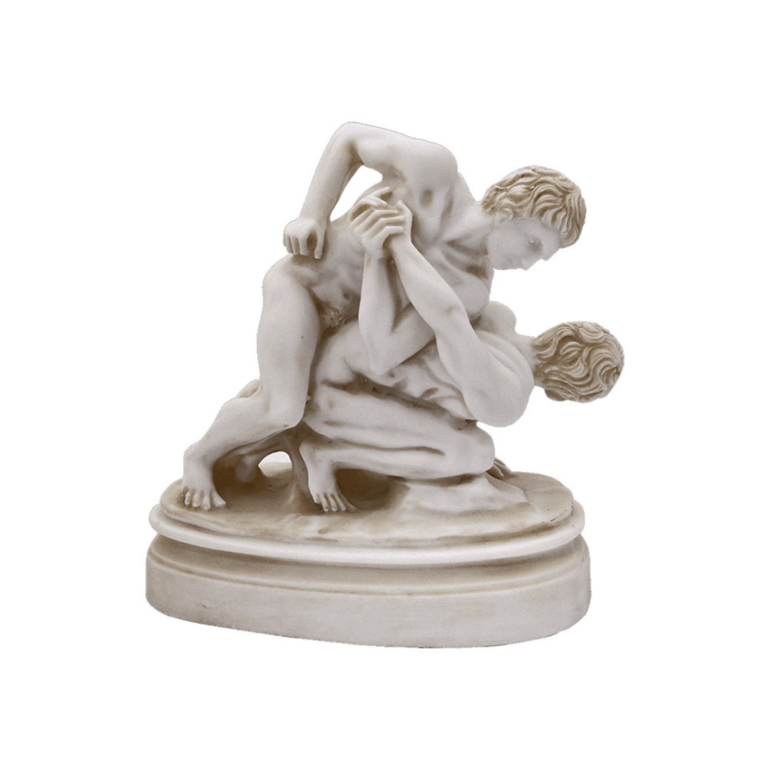 Pankration Statue Ancient Greek Handmade Alabaster Museum Replica ...