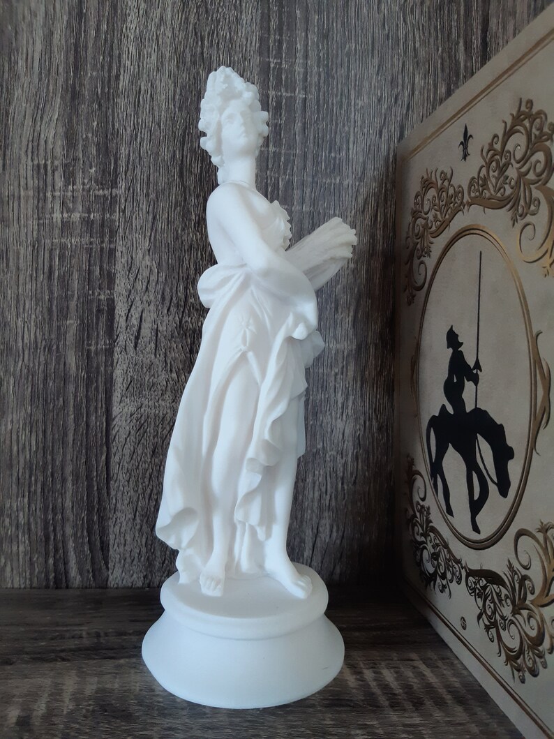 Demeter Goddess Statue Made of Alabaster - Etsy