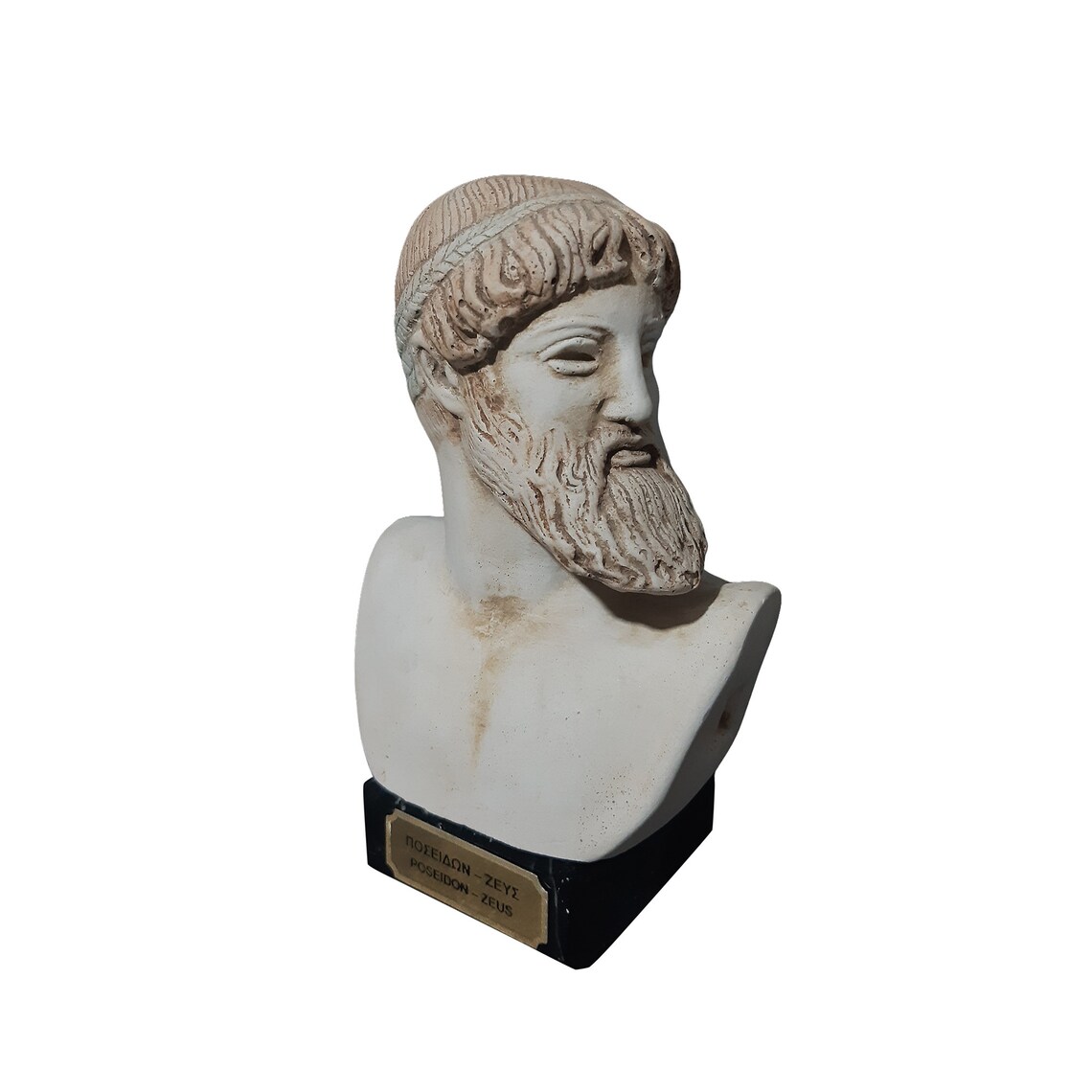 Poseidon Statue Head Greek Mythology God Handmade Sculpture | Etsy