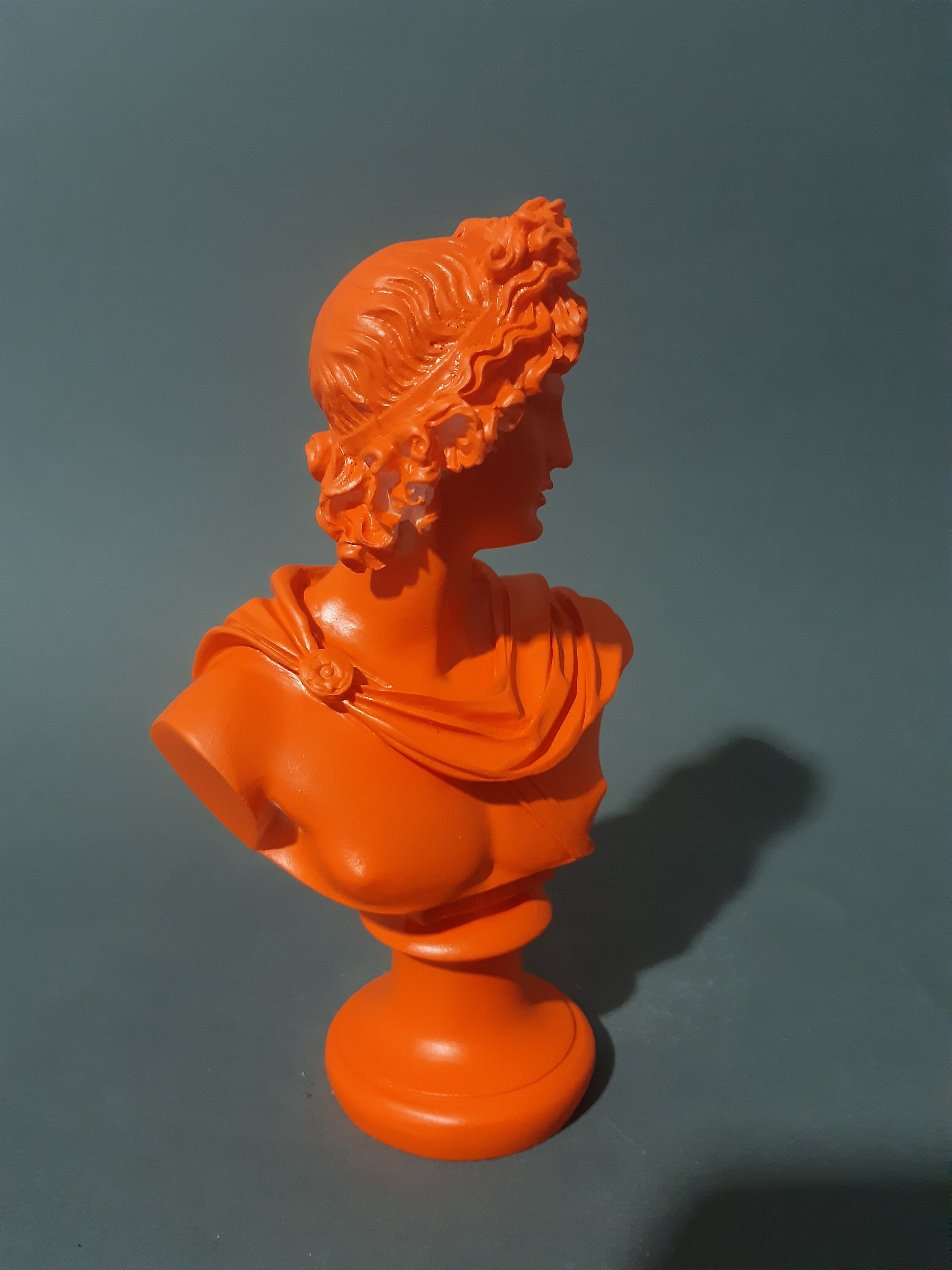 Apollo Statue Greek Head Bust Handmade Alabaster Sculpture | Etsy