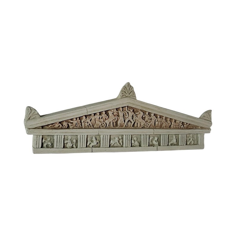 Greek Pediment Relief Sculpture From Ancient Temple Frieze Parthenon ...
