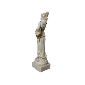 Persephone Greek Goddess Sculpture Handmade Alabaster Statue 15cm - Etsy