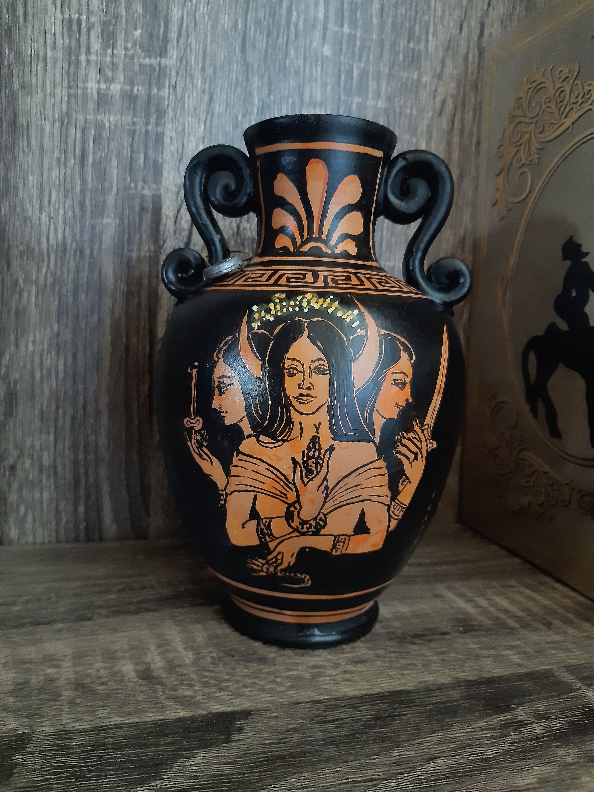 Hecate Goddess Amphora Ceramic Terracotta Vase Greek Handmade - Etsy Canada