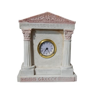 Parthenon Ancient Greek Statue Table Clock 10cm - Etsy