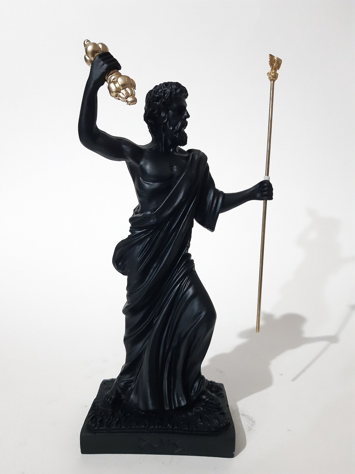 Greek Roman God Zeus Statue Ancient Mythology Handmade | Etsy